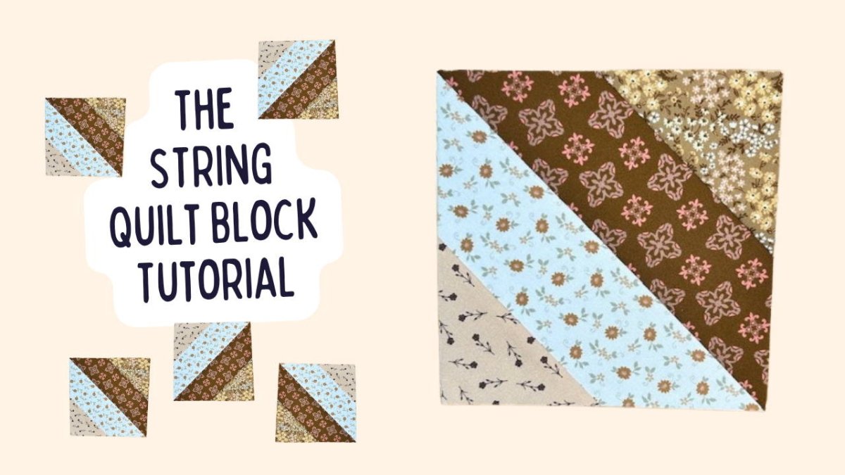How to Make a String Block in a Jiffy – MadamSew