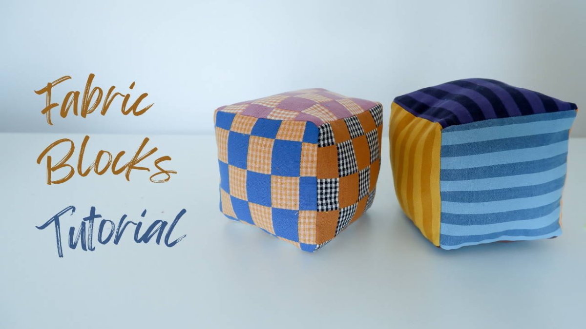 DIY Fabric Baby Blocks – Easy Sewing Project for Grandparents – MadamSew