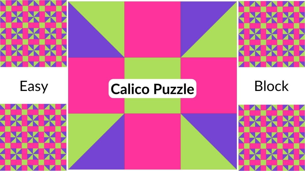 Calico Puzzle Quilt Block Pattern Tutorial – MadamSew