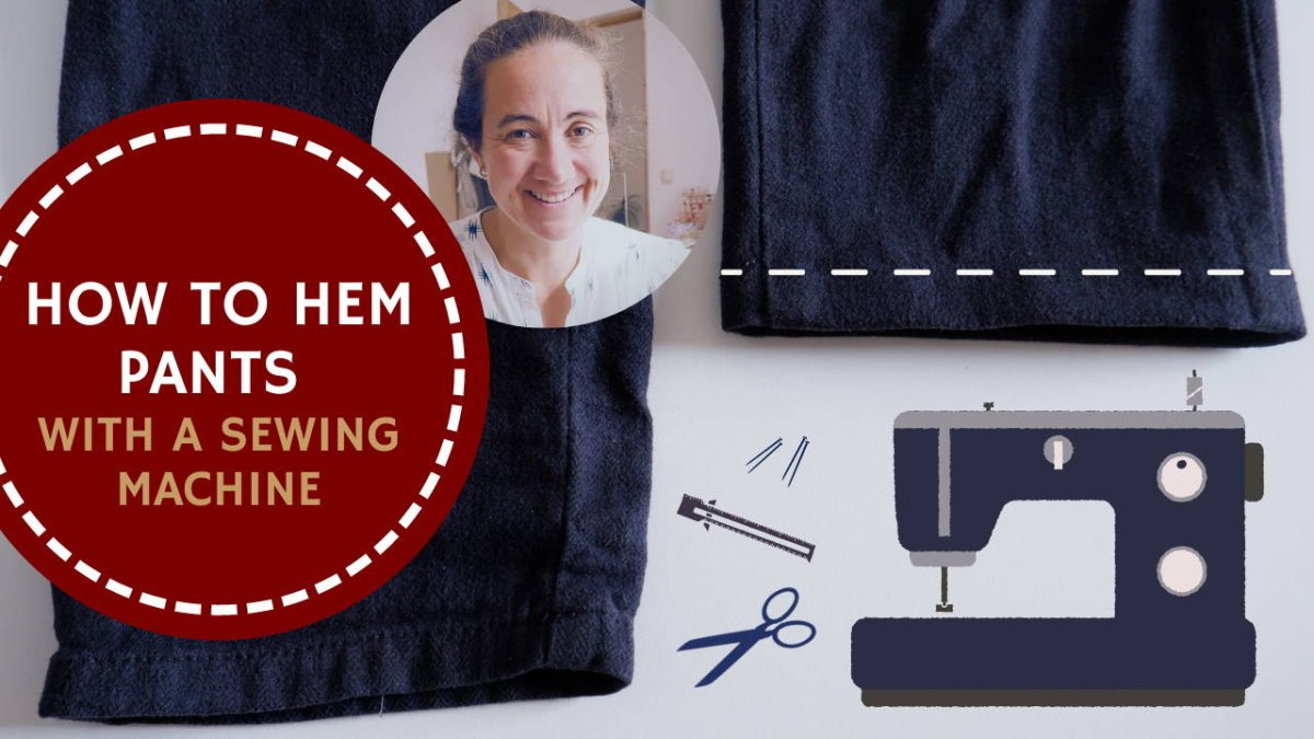 How to Hem Pants with a Sewing Machine | Madam Sew – MadamSew