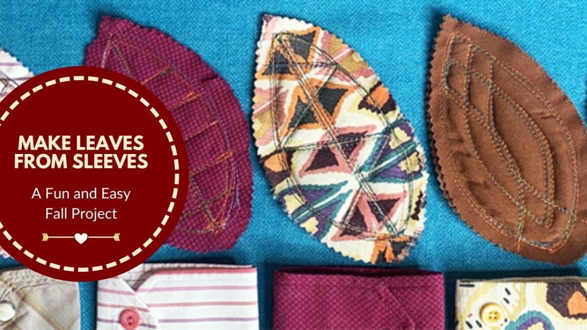 How to Make Fabric Leaves From sleeves | Madam Sew – MadamSew