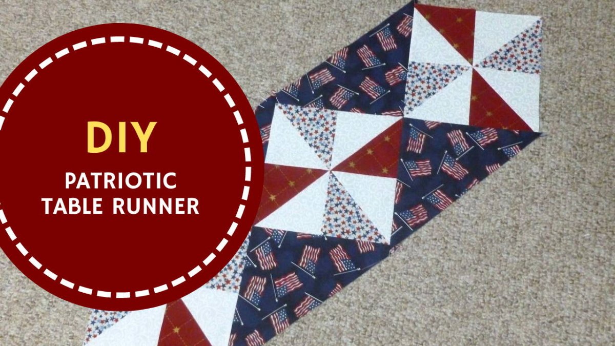 Patriotic Table Runner | Madam Sew – MadamSew