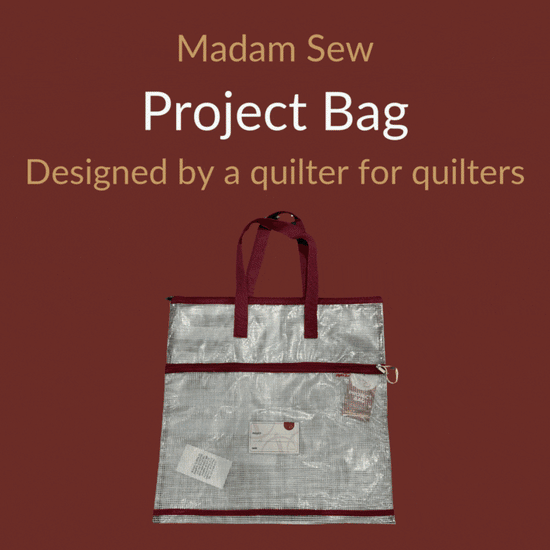 Project Bags for Quilting, Sewing, Knitting and Crochet - 3 Colors ...