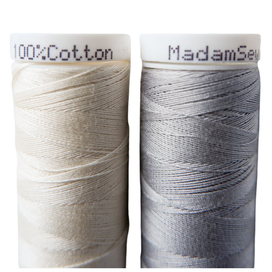 Cotton Thread Set for Sewing and Quilting - Sand & Stone – MadamSew