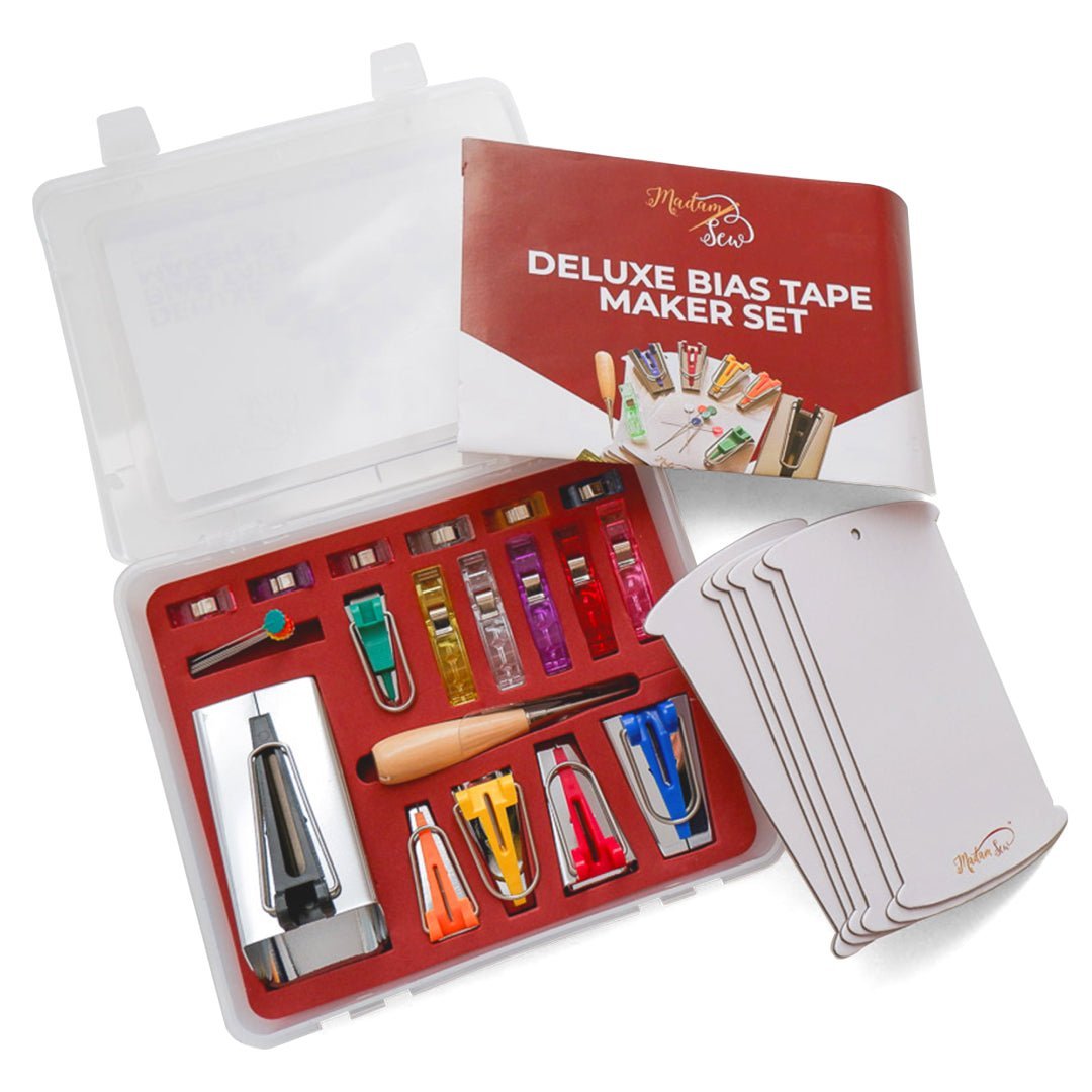 30pc Deluxe Bias Tape Maker Set – MadamSew
