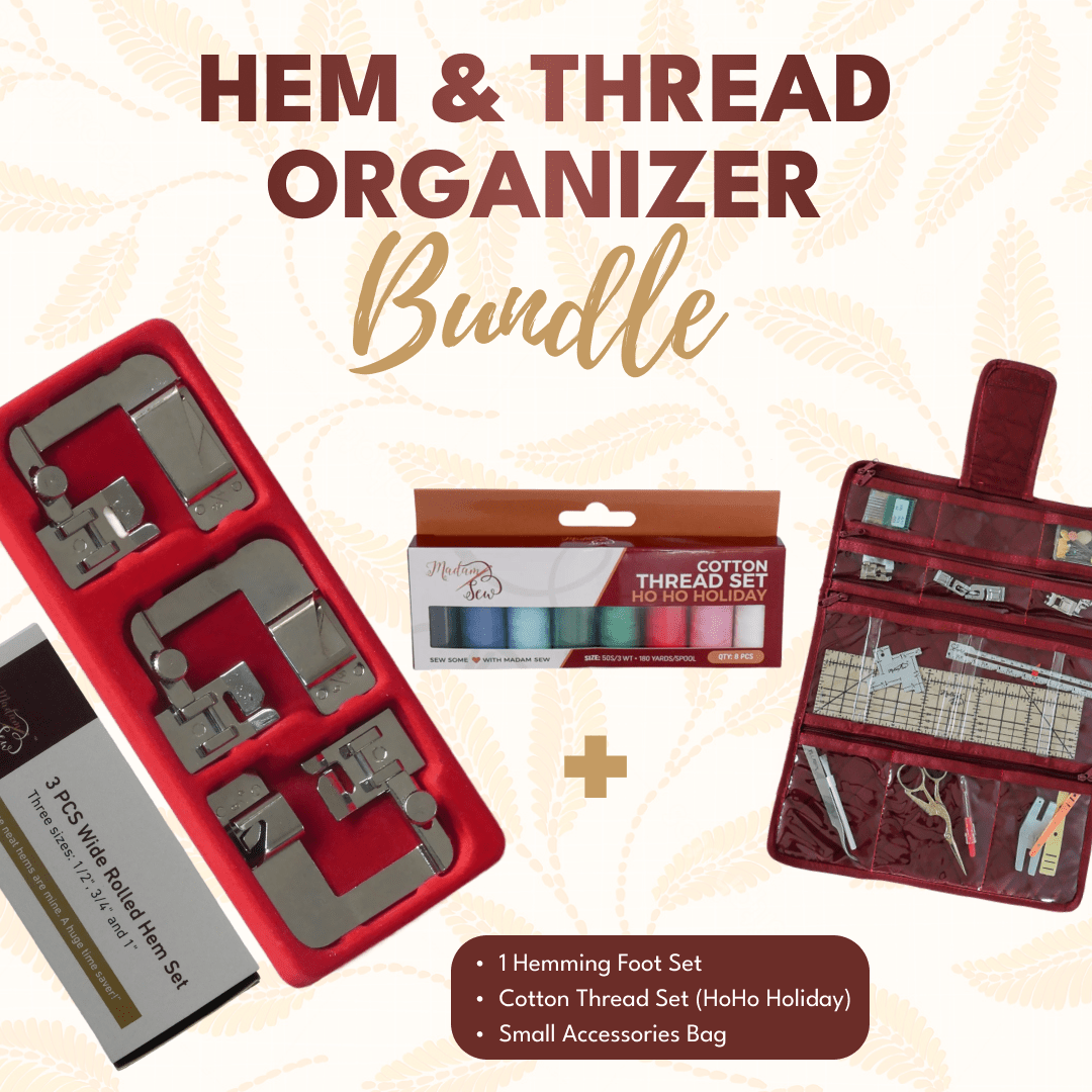 Hem & Thread Organizer Set - HoHo Holiday – MadamSew