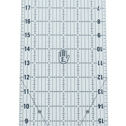 The perfect anti-slip, 6 x 24 inch quilting ruler for lefties! – MadamSew