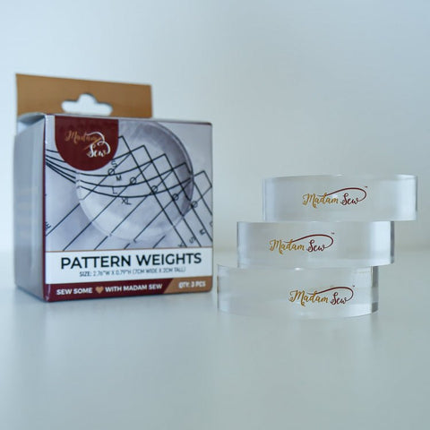 Pattern Weights - 3pcs to Hold Down Your Pattern and/or Fabric! – MadamSew