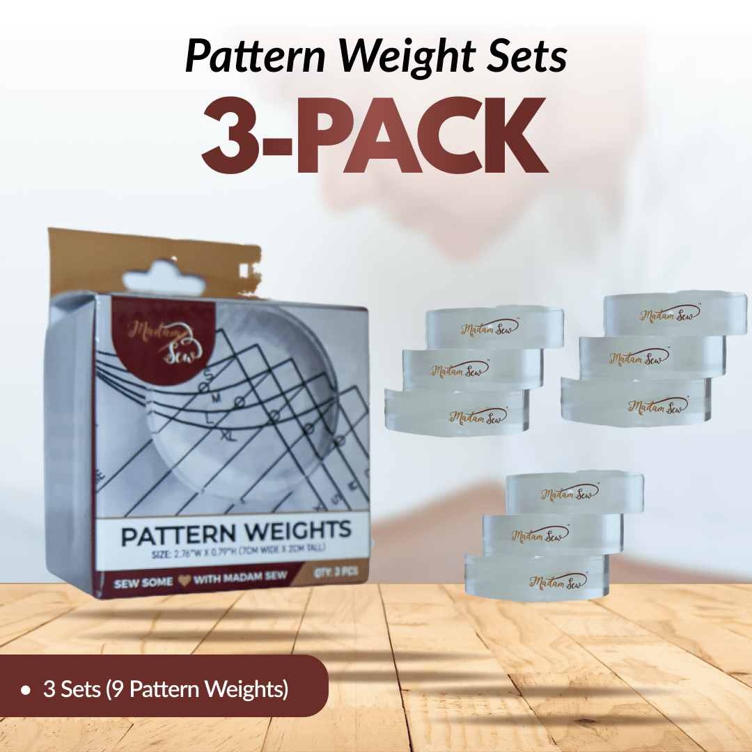 Pattern Weights - 3pcs to Hold Down Your Pattern and/or Fabric! – MadamSew