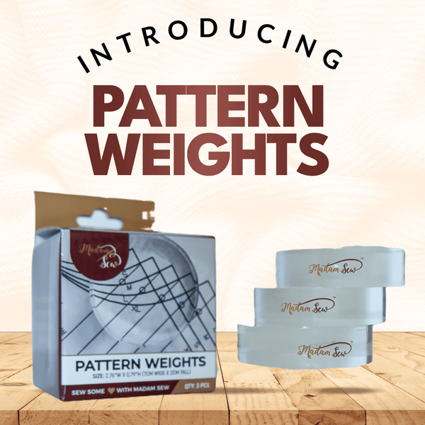 Pattern Weights - 3pcs to Hold Down Your Pattern and/or Fabric! – MadamSew