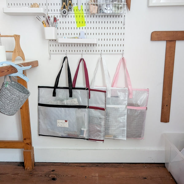 Project Bags for Quilting, Sewing, Knitting and Crochet - 3 Colors ...
