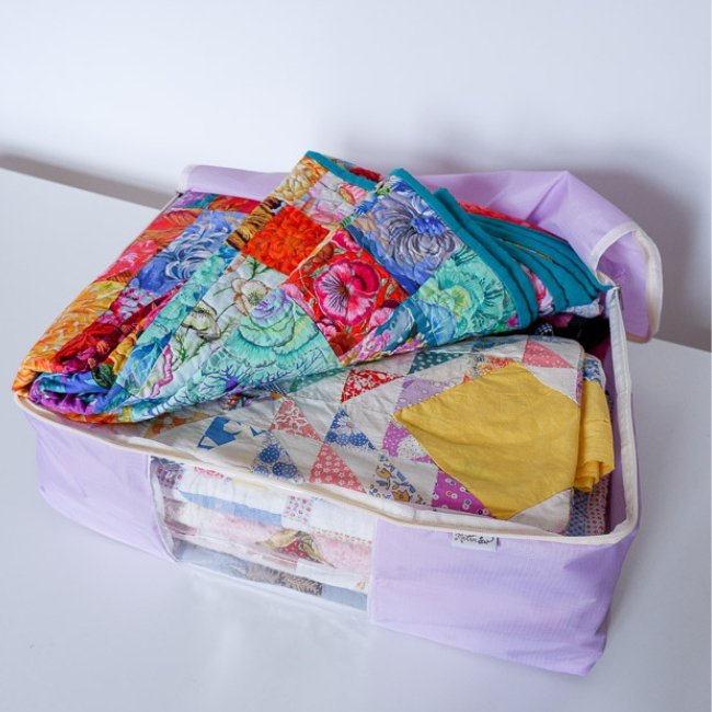 Lavender Storage Bags for quilts, pillows, blankets,... – MadamSew