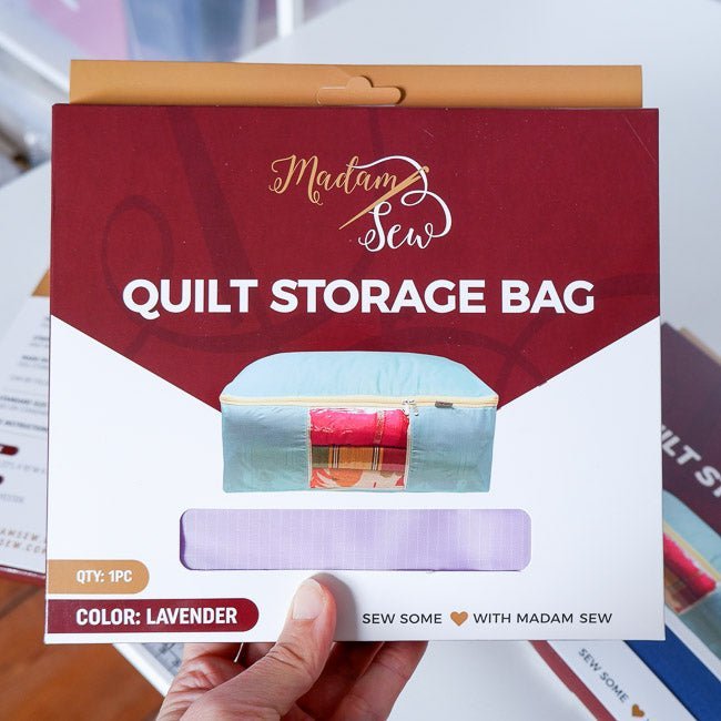 Lavender Storage Bags for quilts, pillows, blankets,... – MadamSew