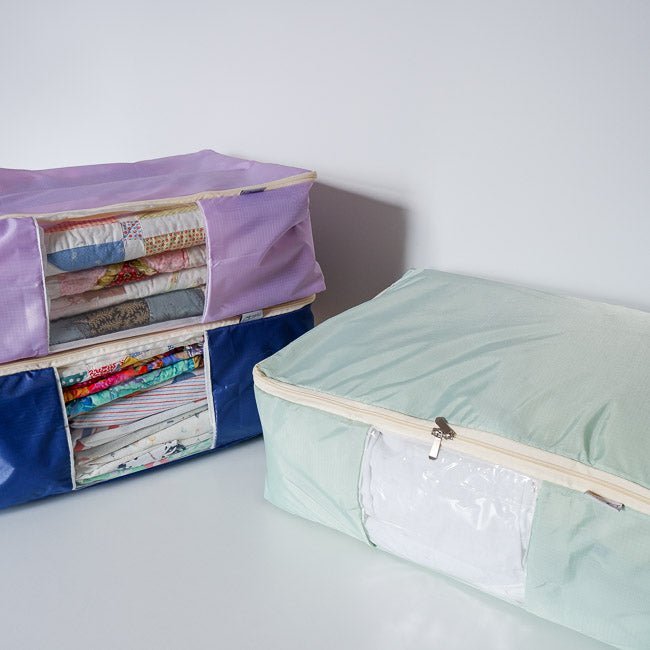 Mint Green Storage Bags for quilts, throws, blankets,... – MadamSew