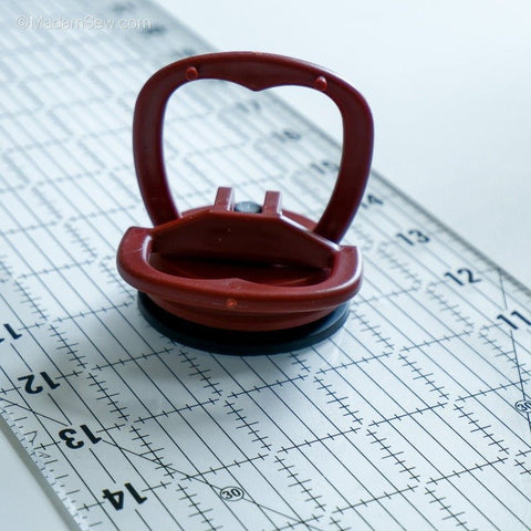 Ruler Grip - Ruler Handle with Suction Cup – MadamSew