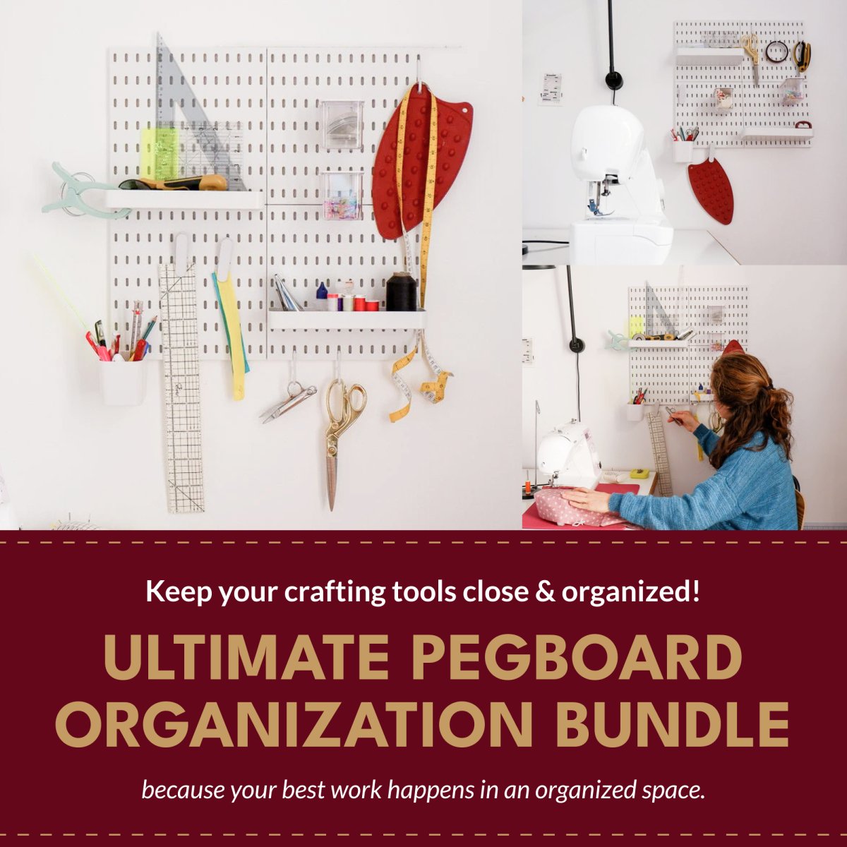 Ultimate Pegboard Organization Bundle – MadamSew