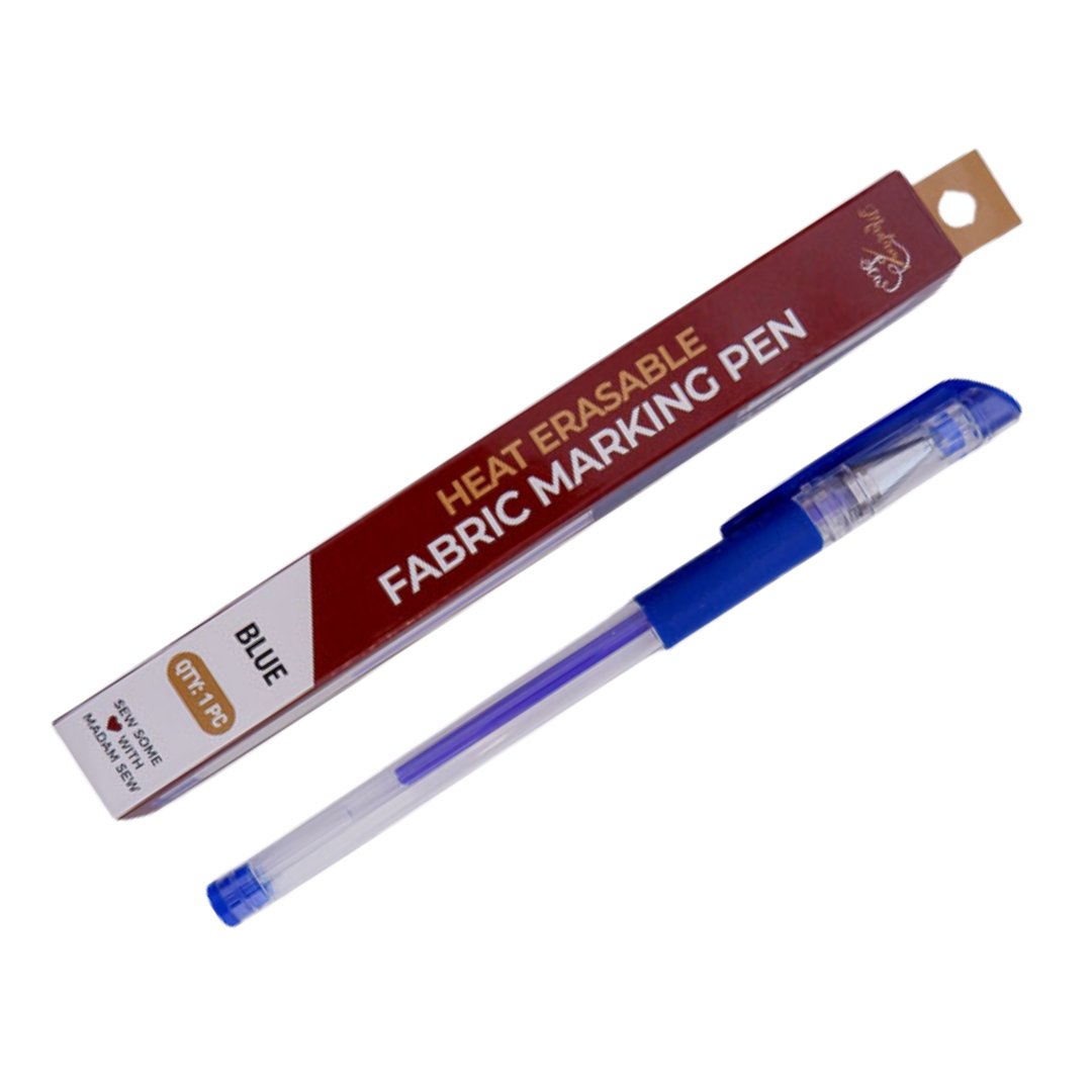 Blue Heat Erasable Fabric Marking Pen – MadamSew