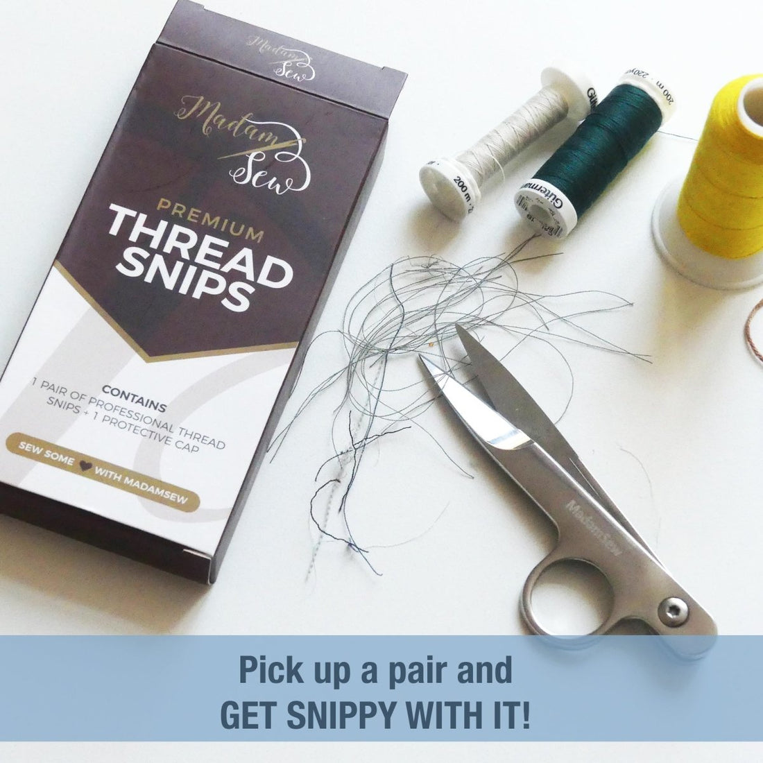Premium Thread Snips for Sewing and Quilting – MadamSew