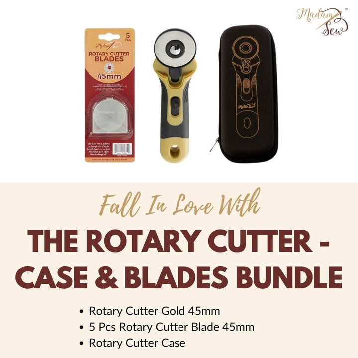 Rotary Cutter - Case & Blades Bundle - 45mm – MadamSew