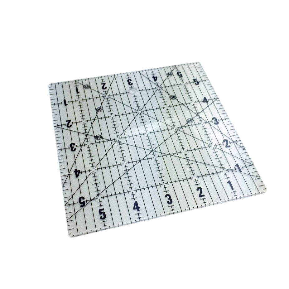Square Non-Slip Quilting Ruler 6 x 6 inch – MadamSew