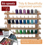 Thread Rack with 60 pegs for spools & cones | Madam Sew – MadamSew