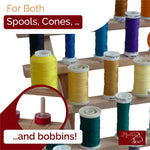 Thread Rack with 60 pegs for spools & cones | Madam Sew – MadamSew